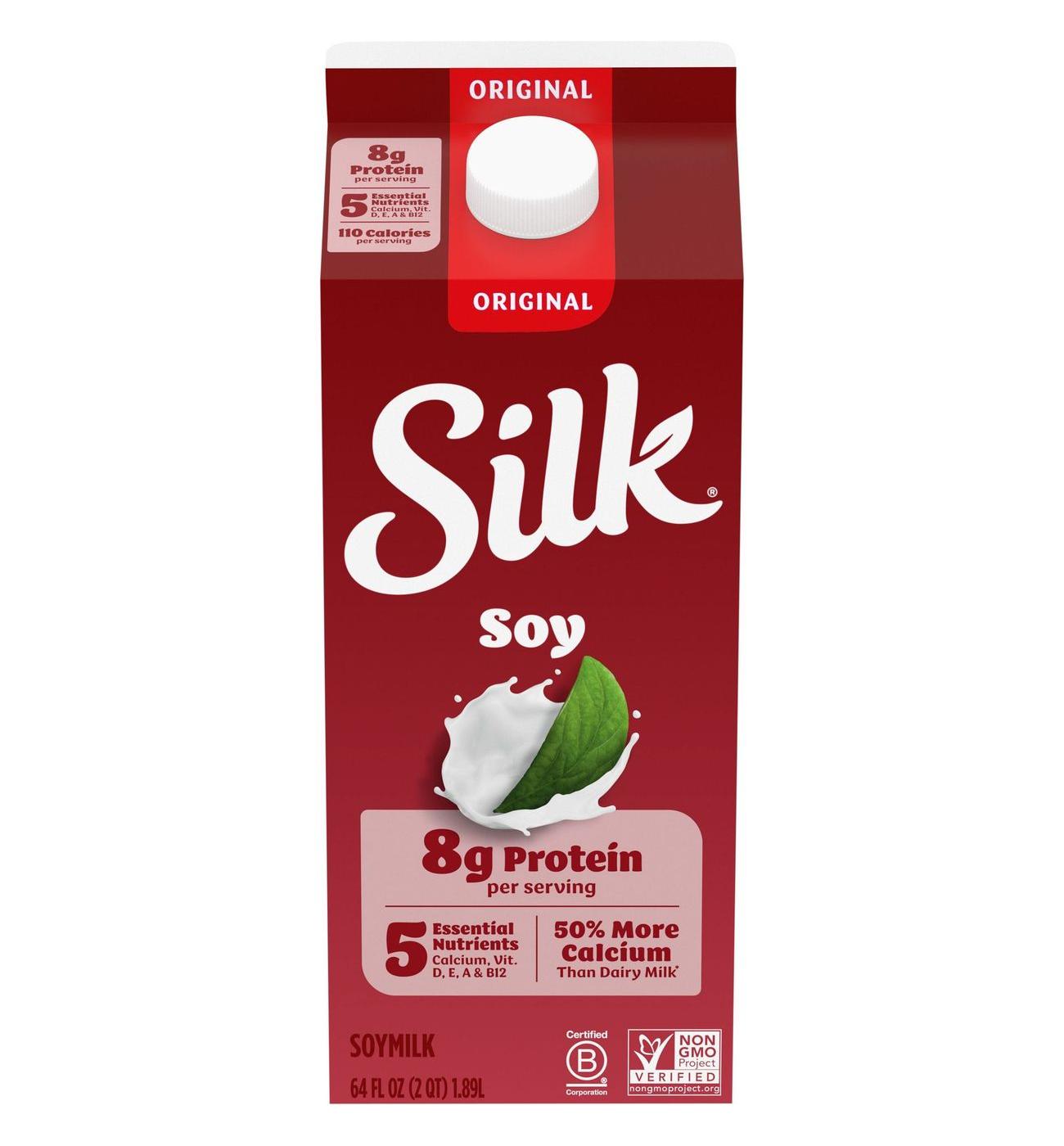 Silk Original Soy Milk - Shop Milk at H-E-B