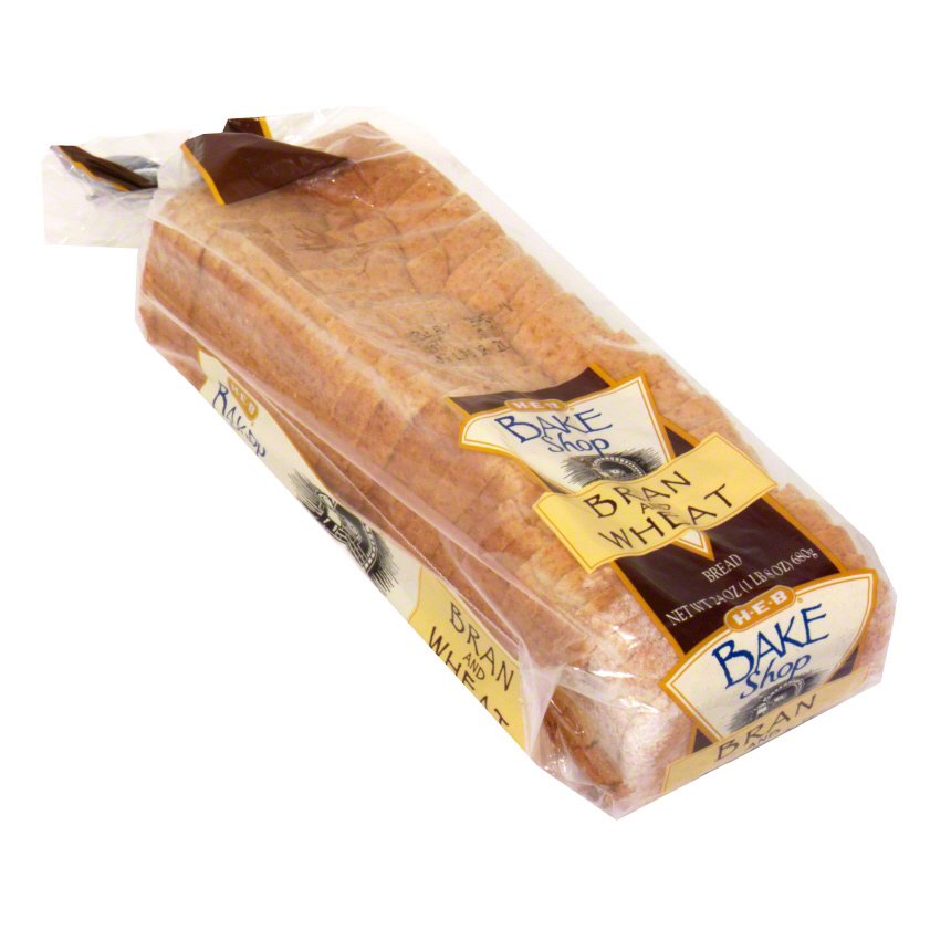 H-E-B Bake Shop Bran and Wheat Sliced Bread - Shop Sliced bread at H-E-B