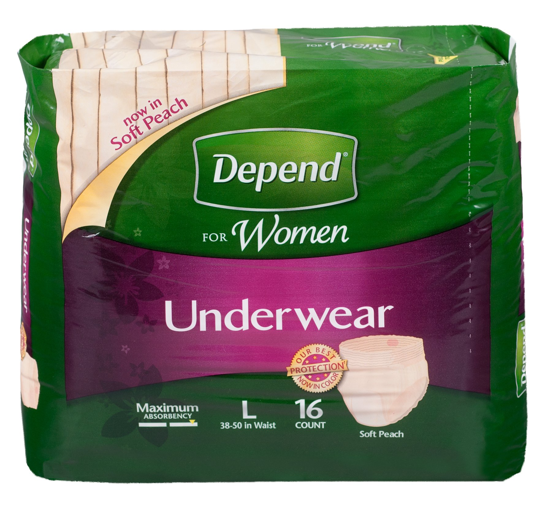 Depend For Women Maximum Absorbency Large Underwear - Shop Incontinence ...