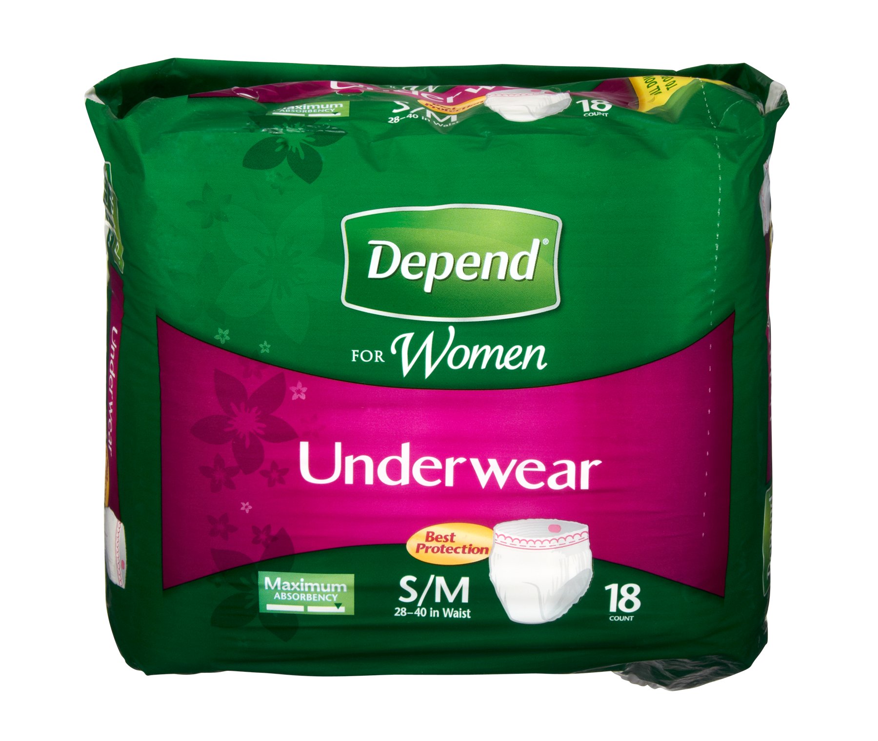 Depend For Women Maximum Absorbency Small/Medium Underwear - Shop ...