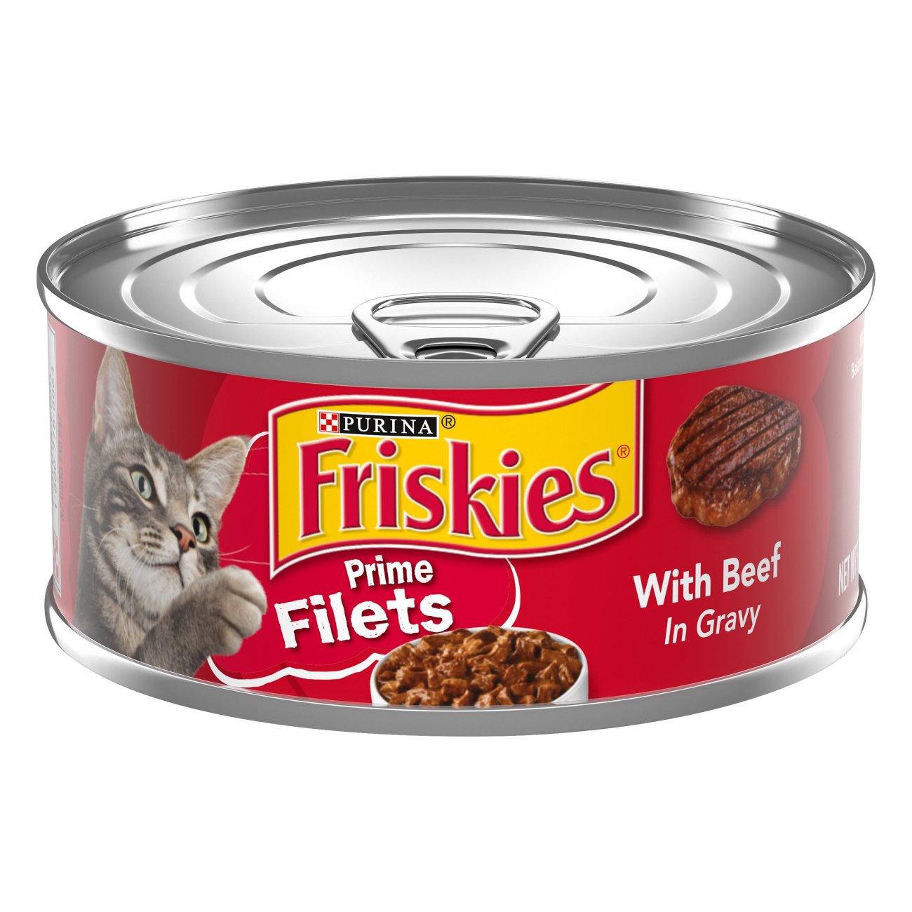Friskies Prime Filets with Beef in Gravy Wet Cat Food - Shop Food at H-E-B