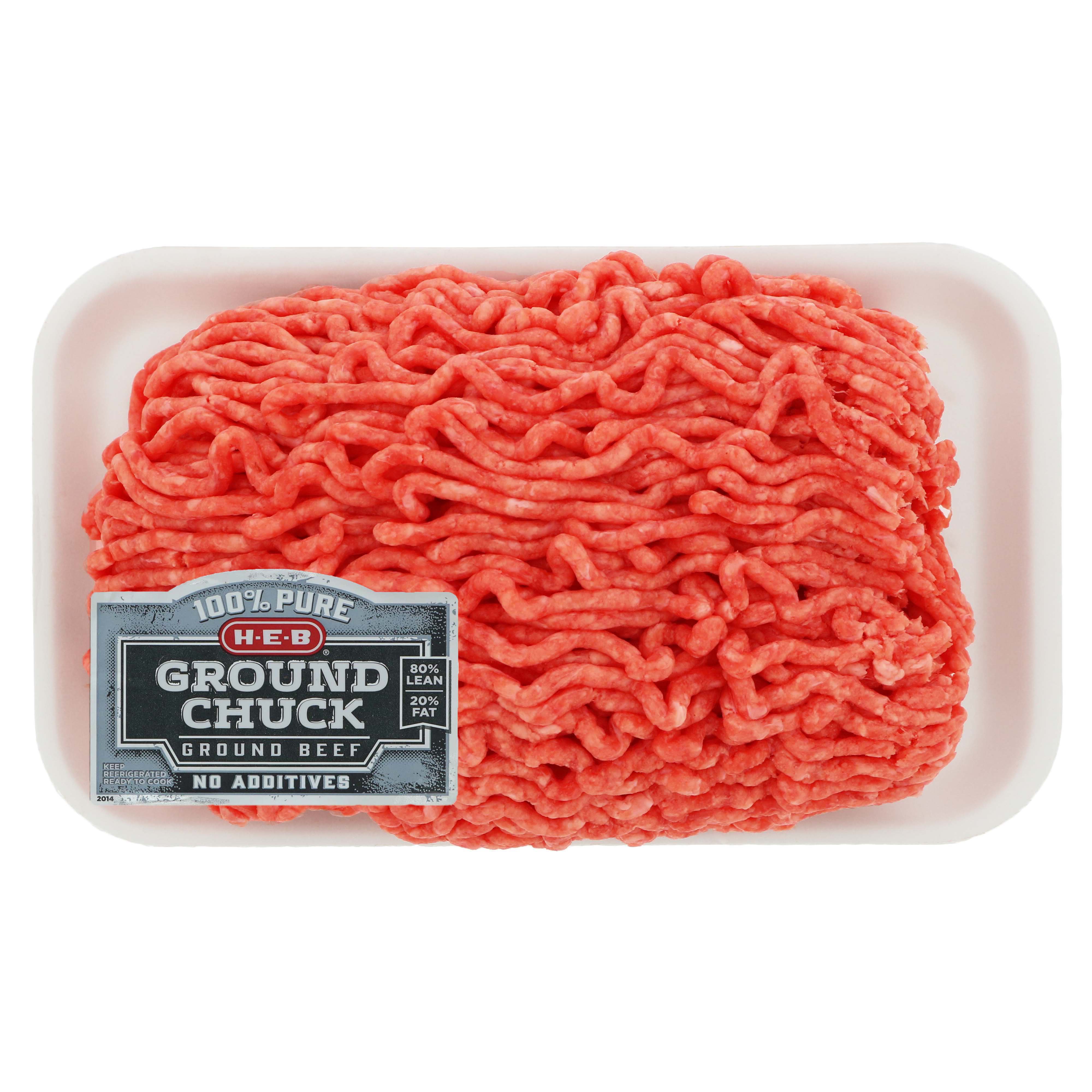 H-E-B 100% Pure Ground Beef Chuck, 80% Lean - Shop Beef at H-E-B