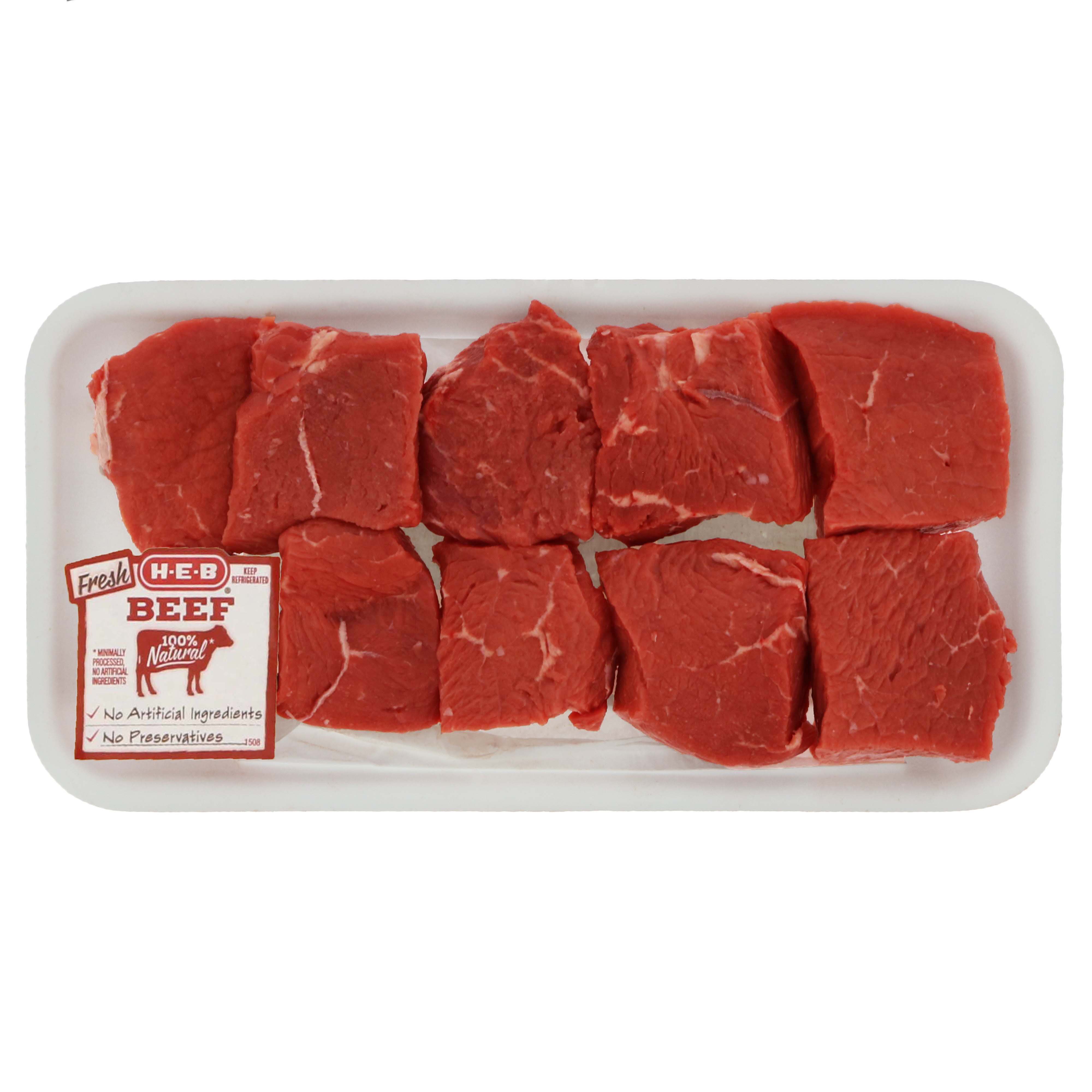 H-E-B Beef for Kabobs, USDA Select - Shop Beef at H-E-B