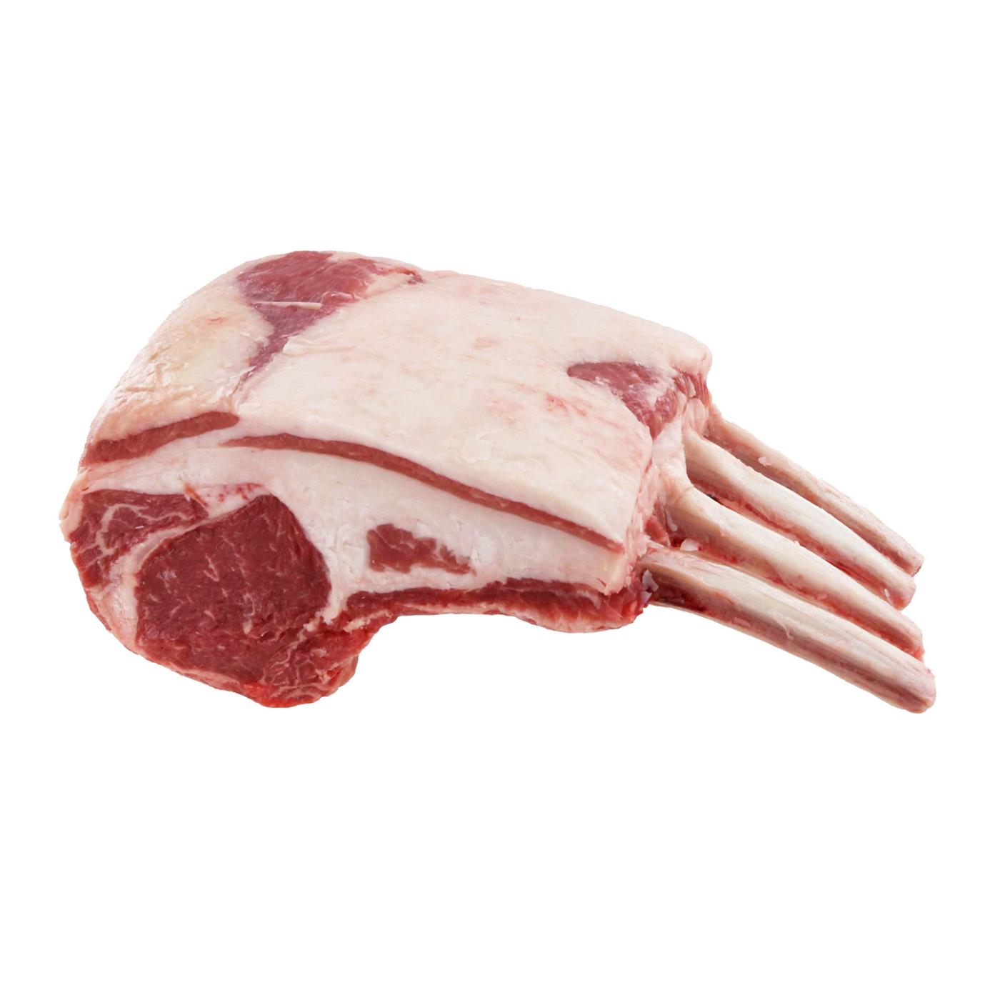 H-E-B Natural Frenched 4-Rib Rack of Lamb - Shop Lamb & goat at H-E-B