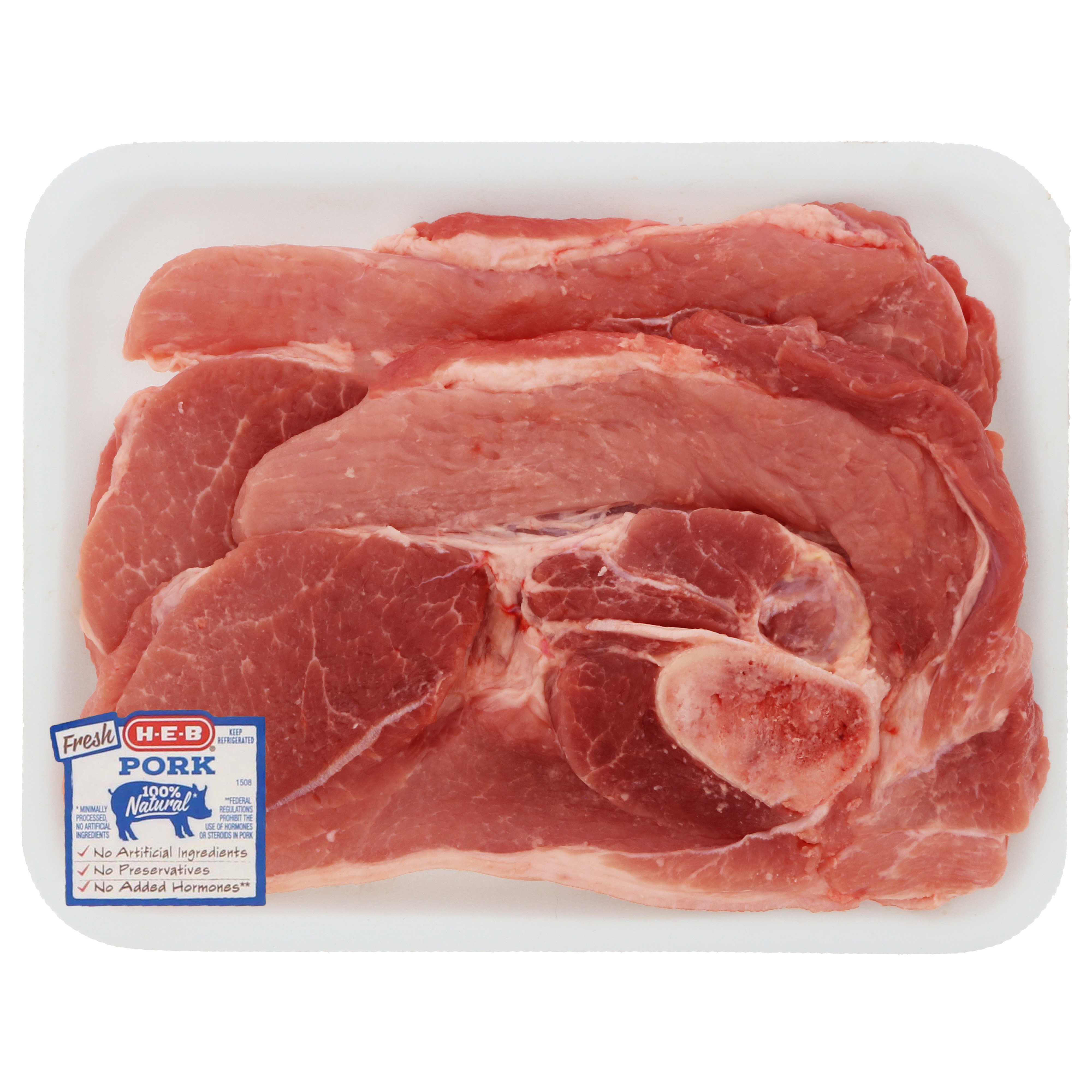 H-E-B Bone-in Pork Steaks - Shop Pork at H-E-B