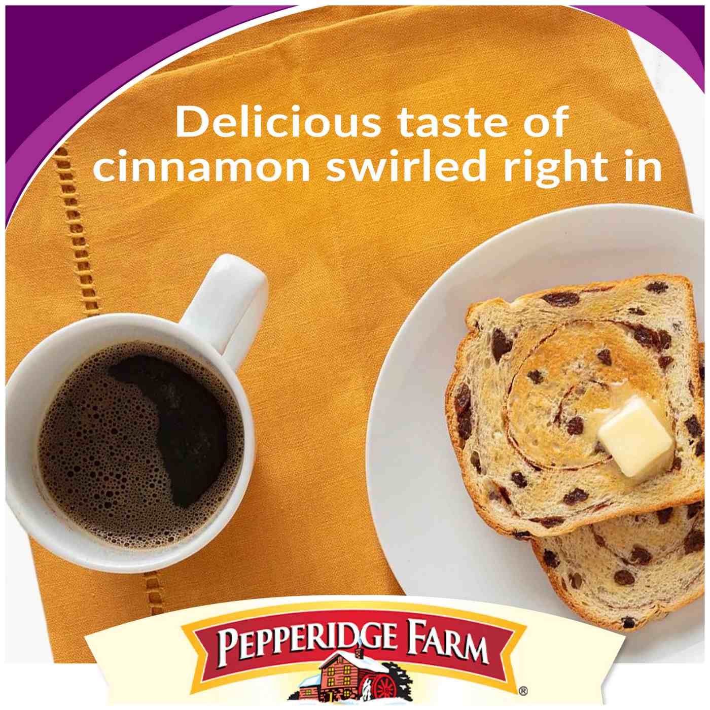 Pepperidge Farm Raisin Cinnamon Swirl Sliced Bread - Shop Sliced bread ...