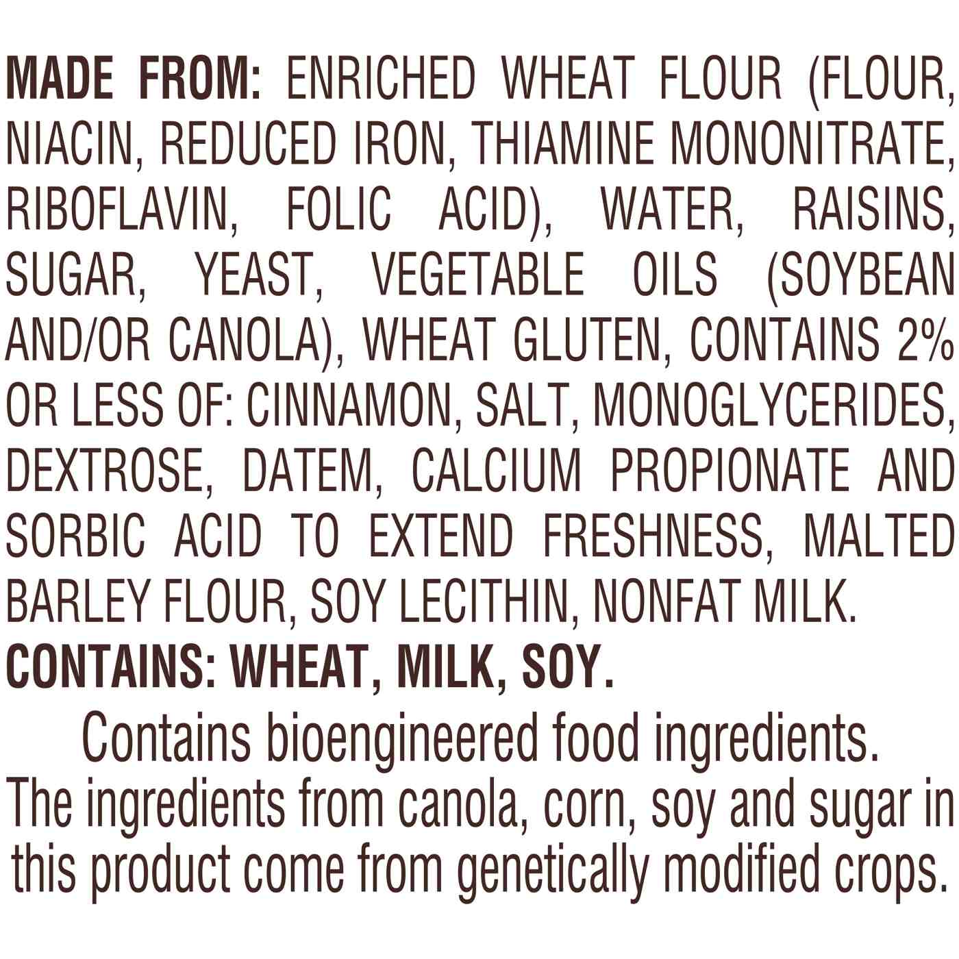 Pepperidge Farm Raisin Cinnamon Swirl Sliced Bread - Shop Sliced bread ...