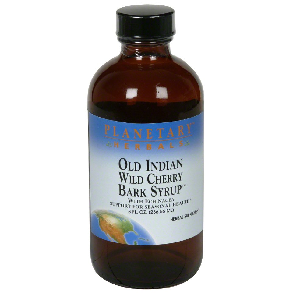 Planetary Herbals Old Indian Wild Cherry Bark Syrup - Shop Medicines ...