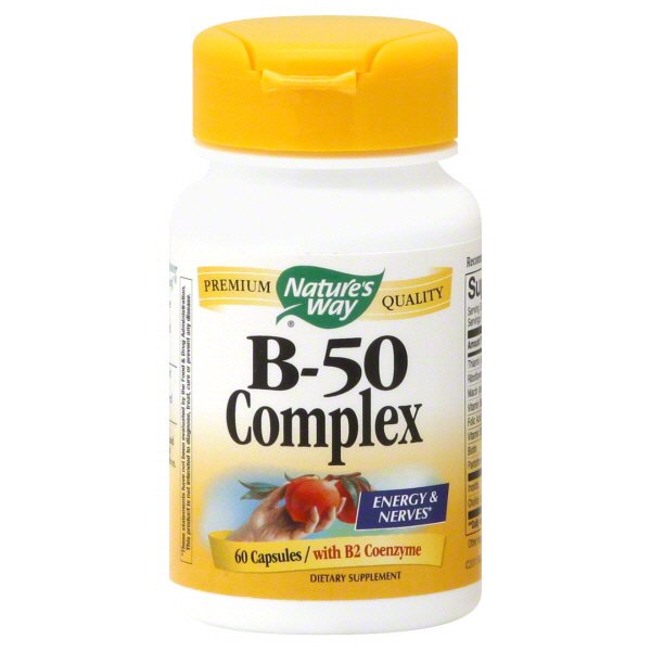 Nature's Way Premium Quality B-50 Complex Capsules - Shop Vitamins A-Z ...