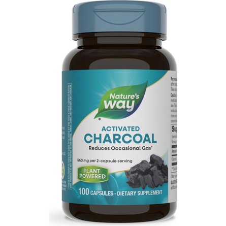 Nature's Way Activated Charcoal Capsules, 100 ct | Central Market ...