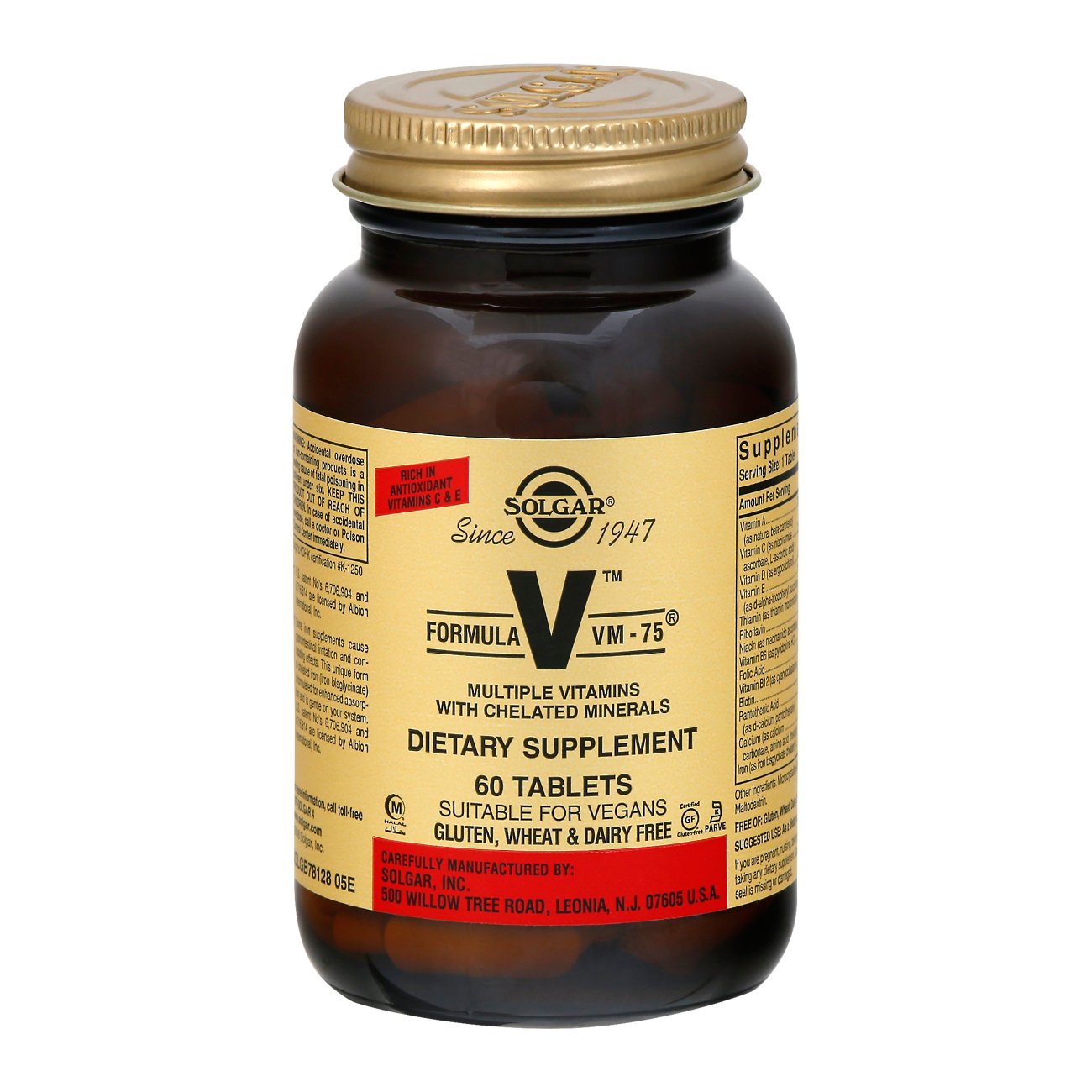 Solgar Formula VM-75 Tablets - Shop Multivitamins at H-E-B