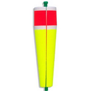 Comal Tackle 5 Inch Poppin Split Yellow & Red Weighted Float - Shop ...