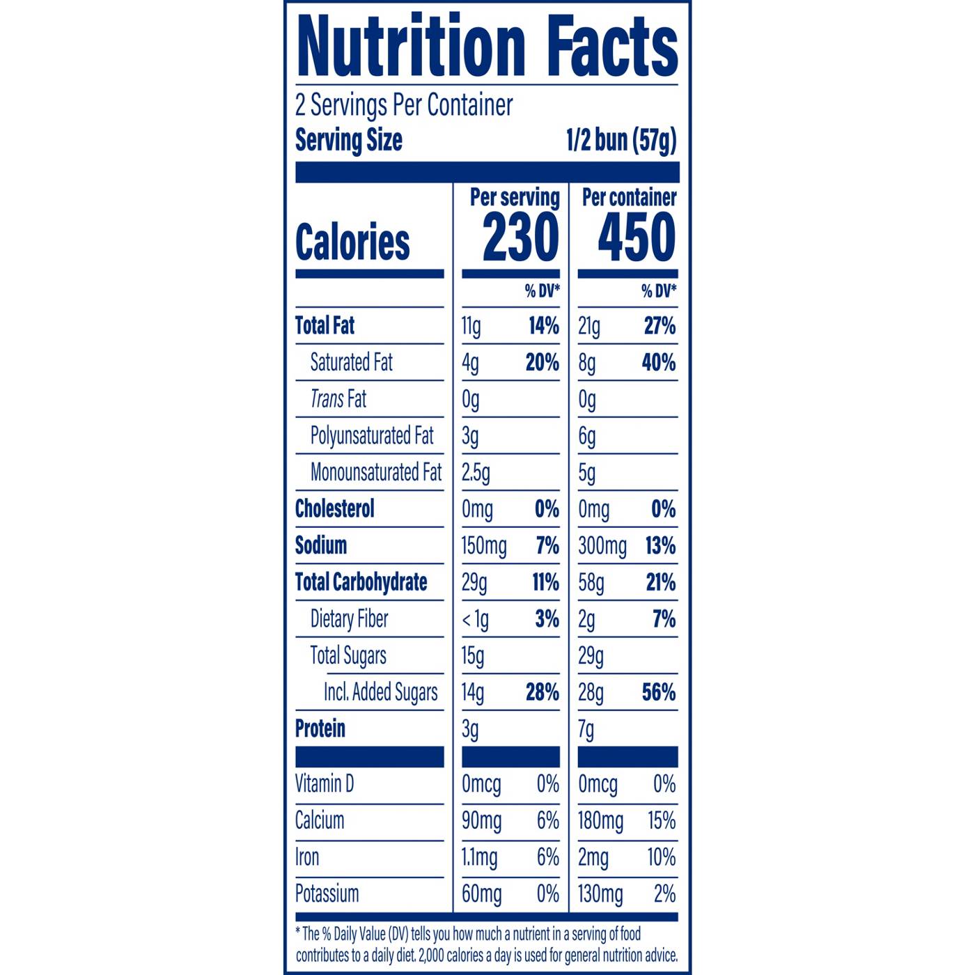 Mrs Baird's Glazed (Individual) Honey Bun - Shop Snack cakes at H-E-B