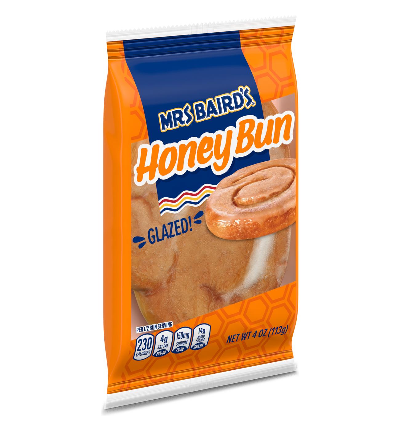 Mrs Baird's Glazed (Individual) Honey Bun - Shop Snack cakes at H-E-B