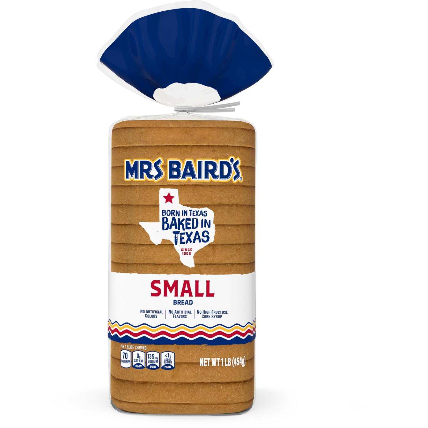 Mrs Baird's Small White Bread - Shop Sliced bread at H-E-B