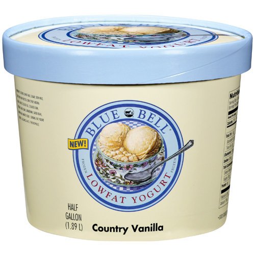 Blue Bell Country Vanilla Low Fat Frozen Yogurt - Shop Ice Cream ...