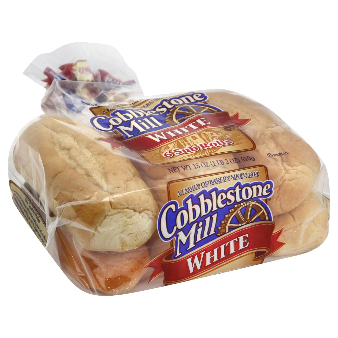 Cobblestone Mill White Sub Rolls - Shop Cobblestone Mill White Sub ...