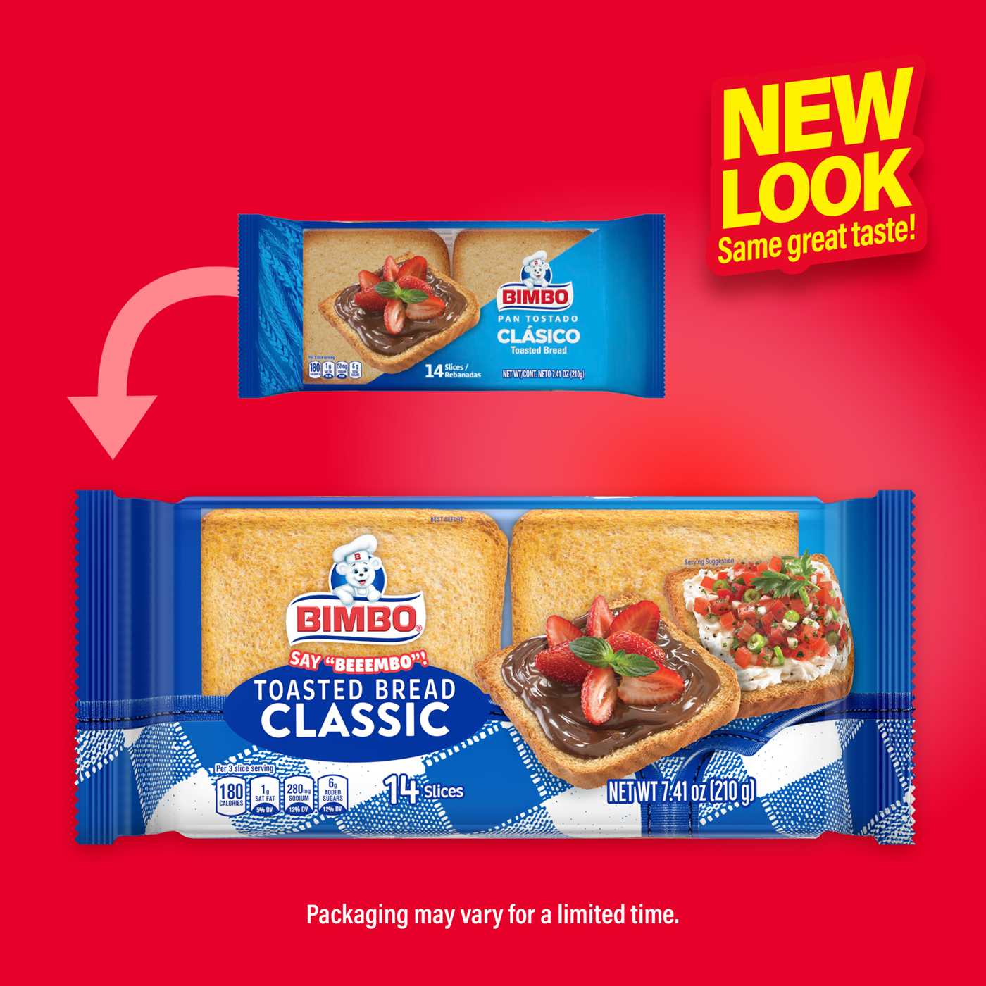 Bimbo Pan Tostado Classic Toasted Bread Slices - Shop Sliced bread at H-E-B
