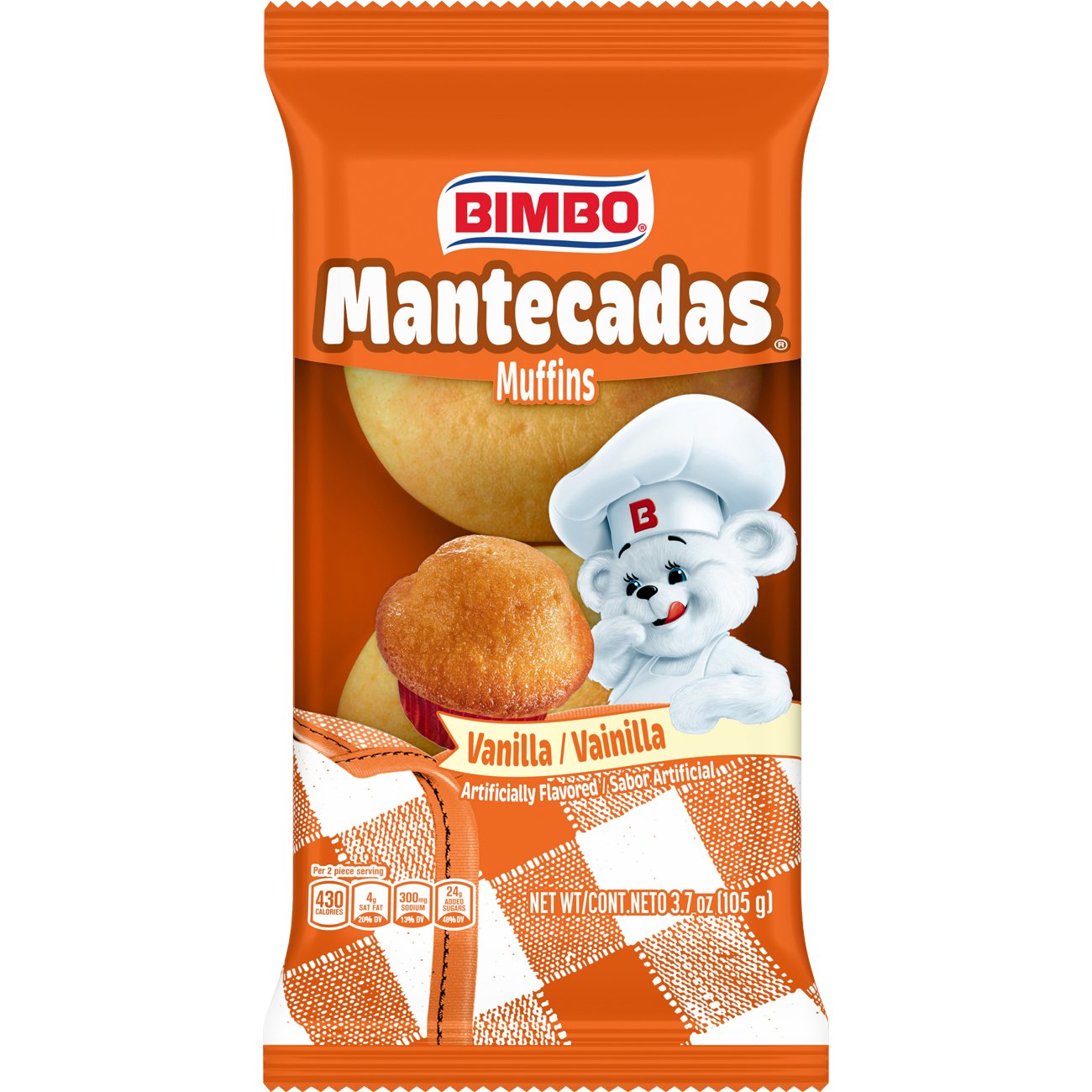 Bimbo Mantecadas Vanilla (Club Pack) Muffins - Shop Snack cakes at H-E-B