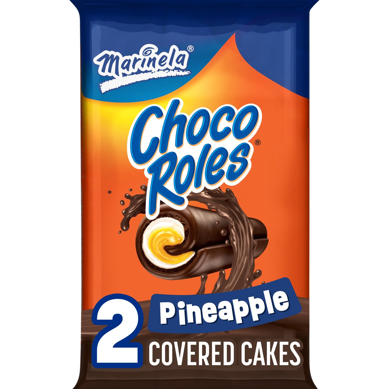 Marinela Choco Roles Pineapple Crème-Filled Cakes - Shop Snack cakes at ...