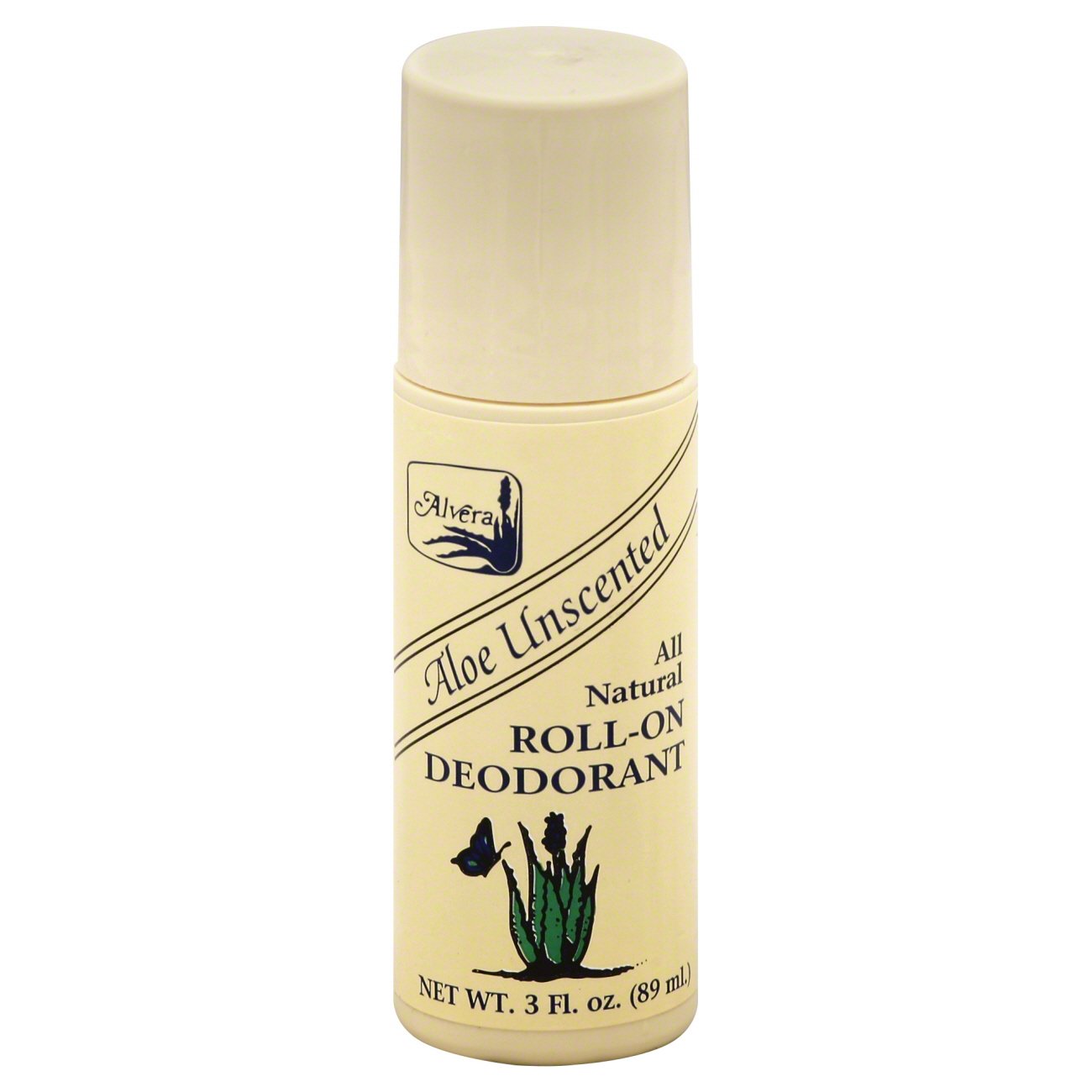 Alvera All Natural Aloe Roll-On Deodorant, Unscented - Shop Deodorant ...