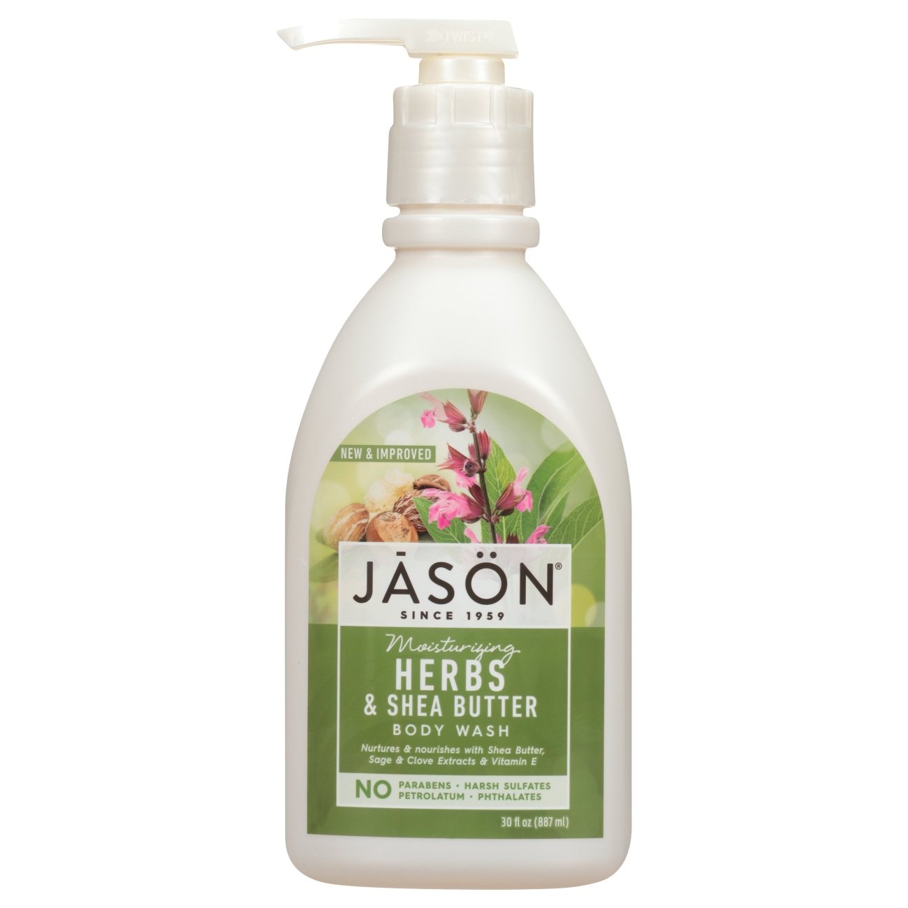 Jason Herbal Extracts Satin Shower Body Wash - Shop Body Wash at H-E-B