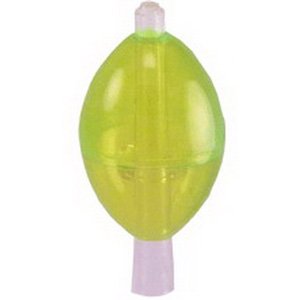 Rainbow Plastics Flourescent Yellow Tough Bubbles Float - Shop Fishing ...