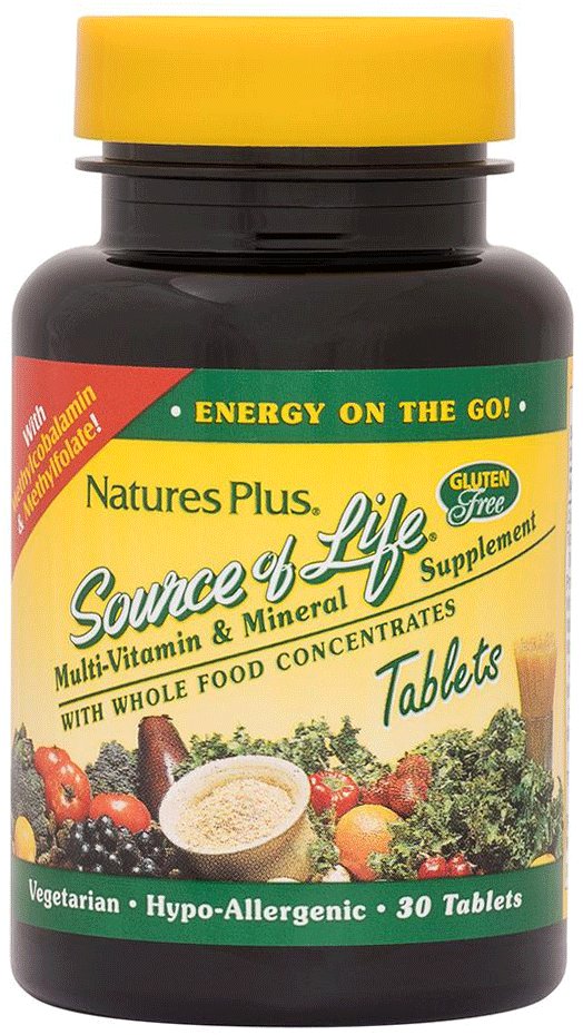 NaturesPlus Source of Life Original Formula Multivitamin & Mineral ...