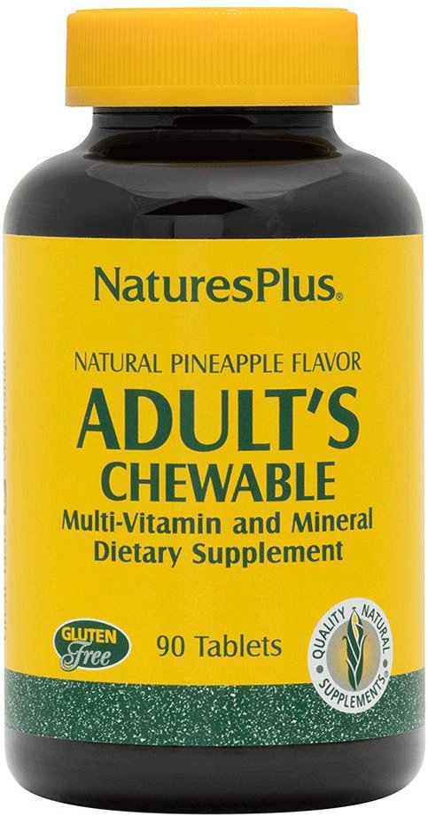 NaturesPlus Adult's Chewable Multi-Vitamin And Mineral Tablets - Shop ...