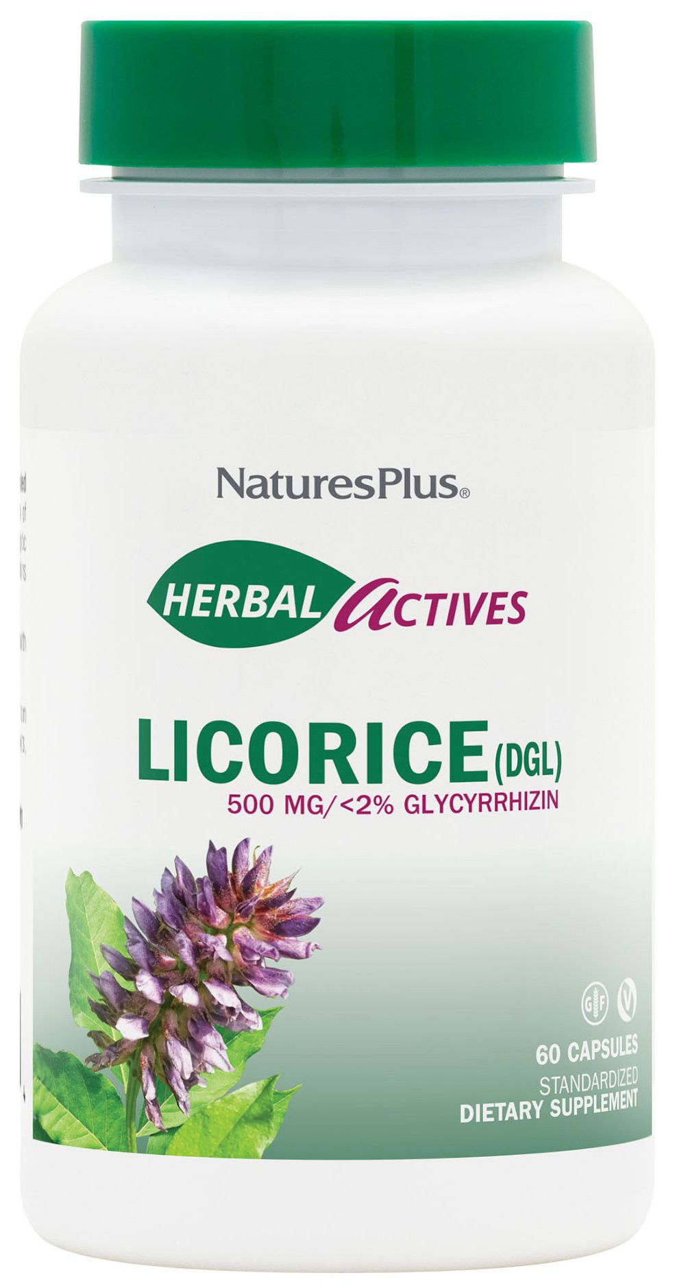 NaturesPlus Herbal Actives Licorice DGL Capsules - Shop Herbs ...