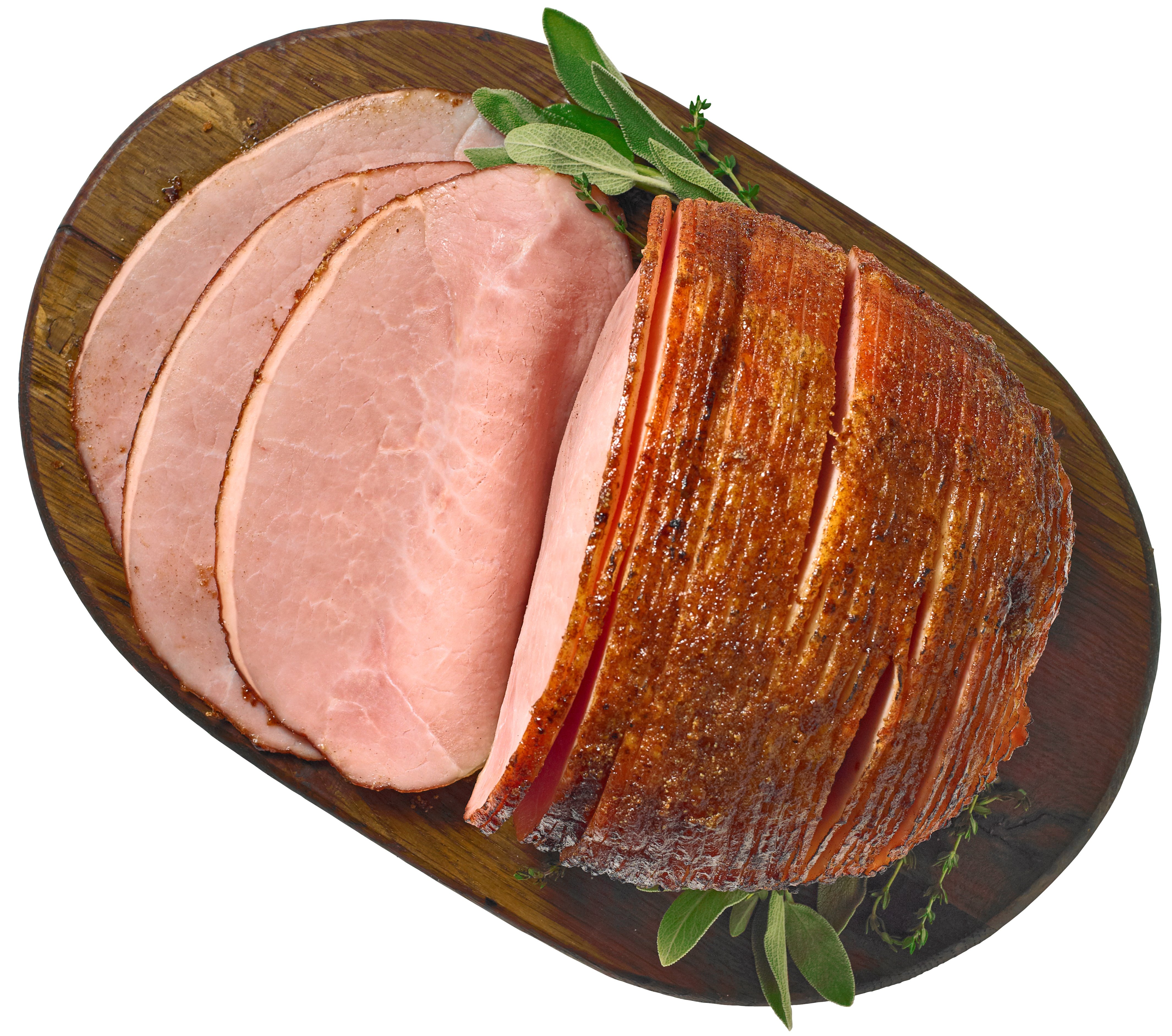 Fire-Glazed Hickory-Smoked Boneless Sliced Ham, 4-5 lbs. - Shop Pork at ...