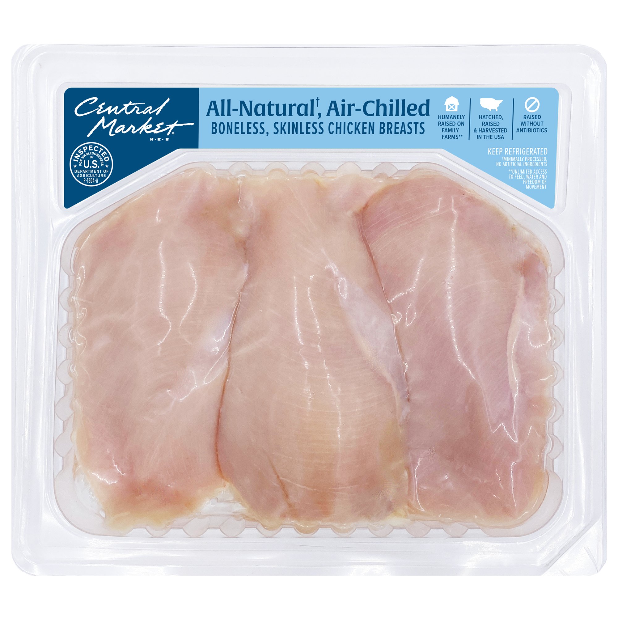Central Market All-Natural Air-Chilled Boneless, Skinless Chicken ...