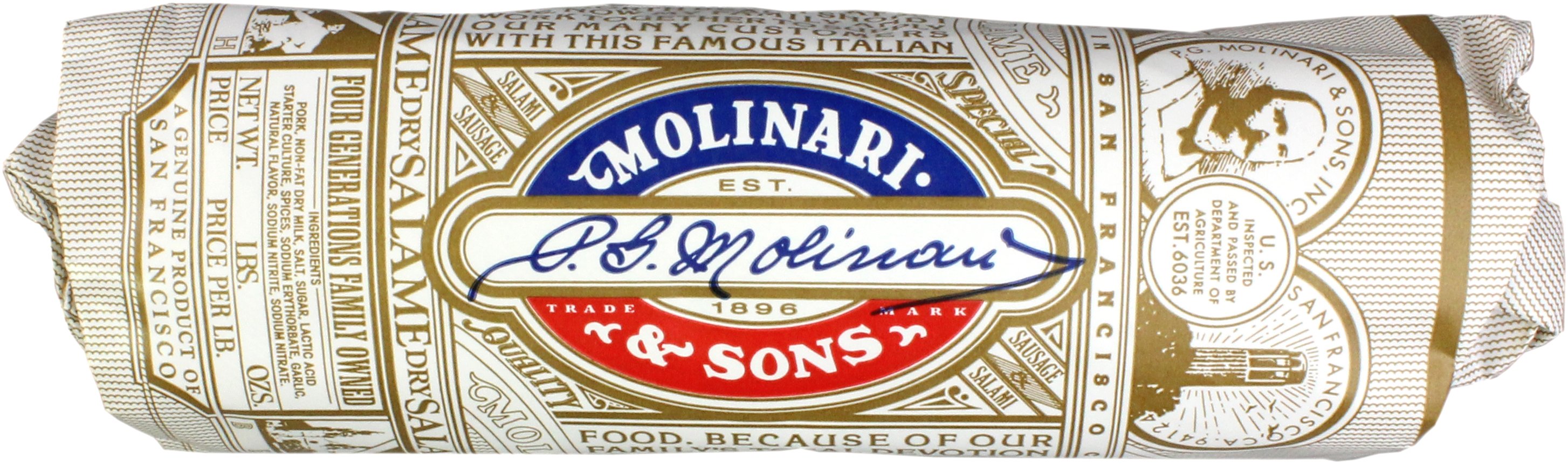 Molinari & Sons Italian Dry Salame Chub | Central Market - Really Into Food