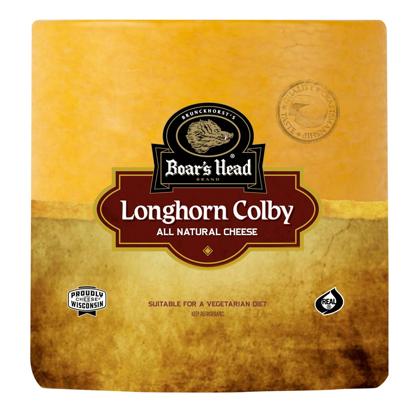 Boar's Head Longhorn Colby Cheese, Custom Sliced - Shop Cheese at H-E-B