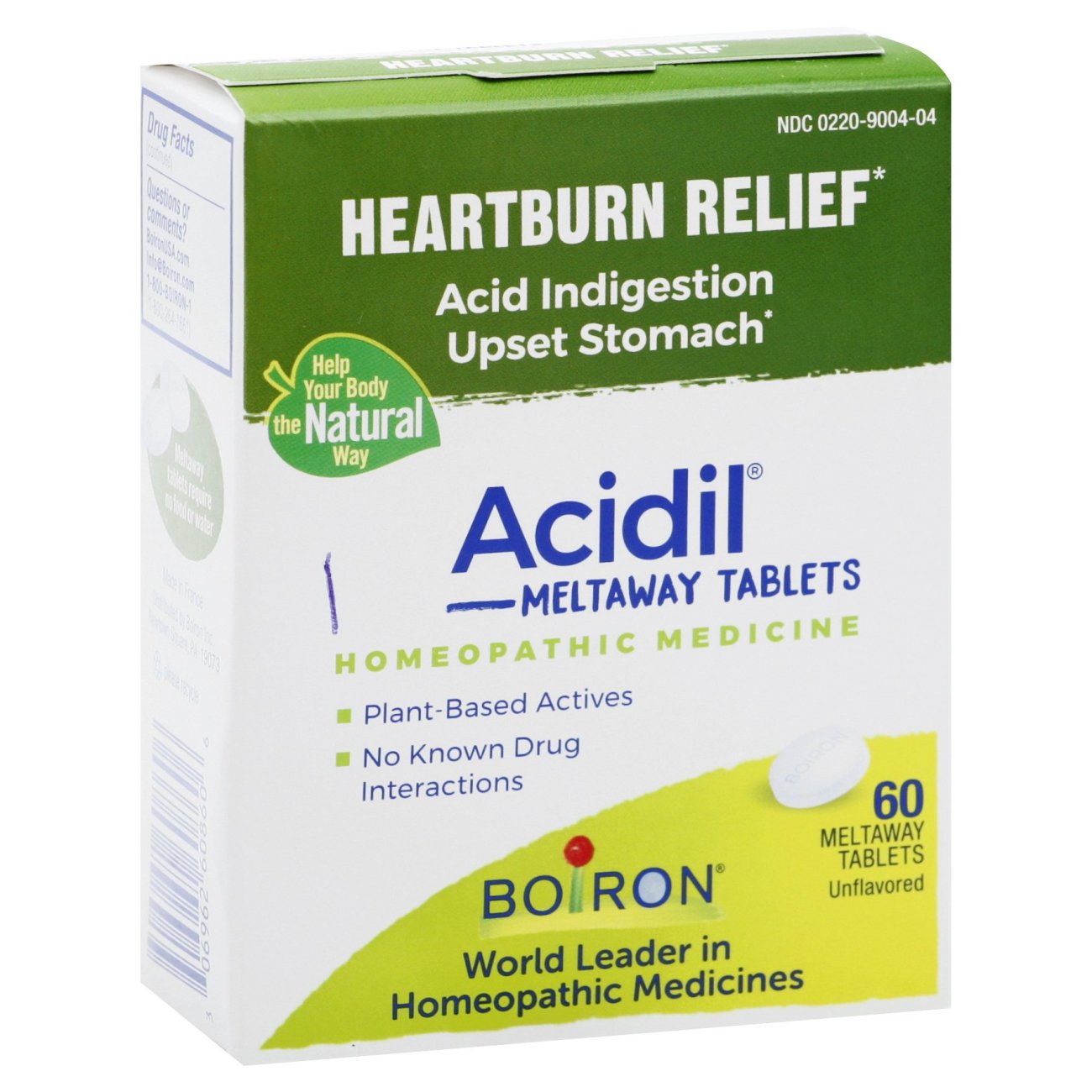 Acidil Boiron Acidil_Tablets, 60 ct | Central Market - Really Into Food