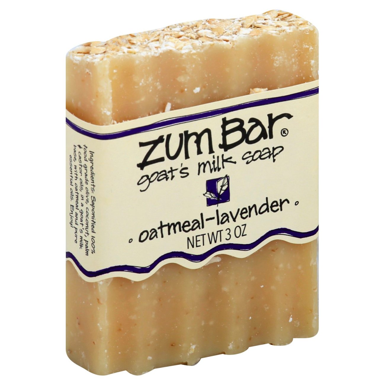 Indigo Wild Oatmeal-Lavender Zum Bar Goats Milk Soap - Shop Cleansers ...