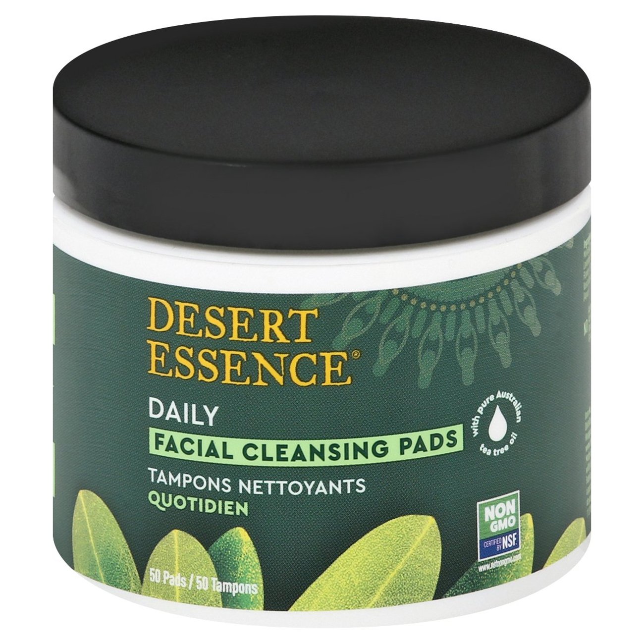 Desert Essence Tea Tree Oil Cleansing Pads, 50 ea | Central Market ...