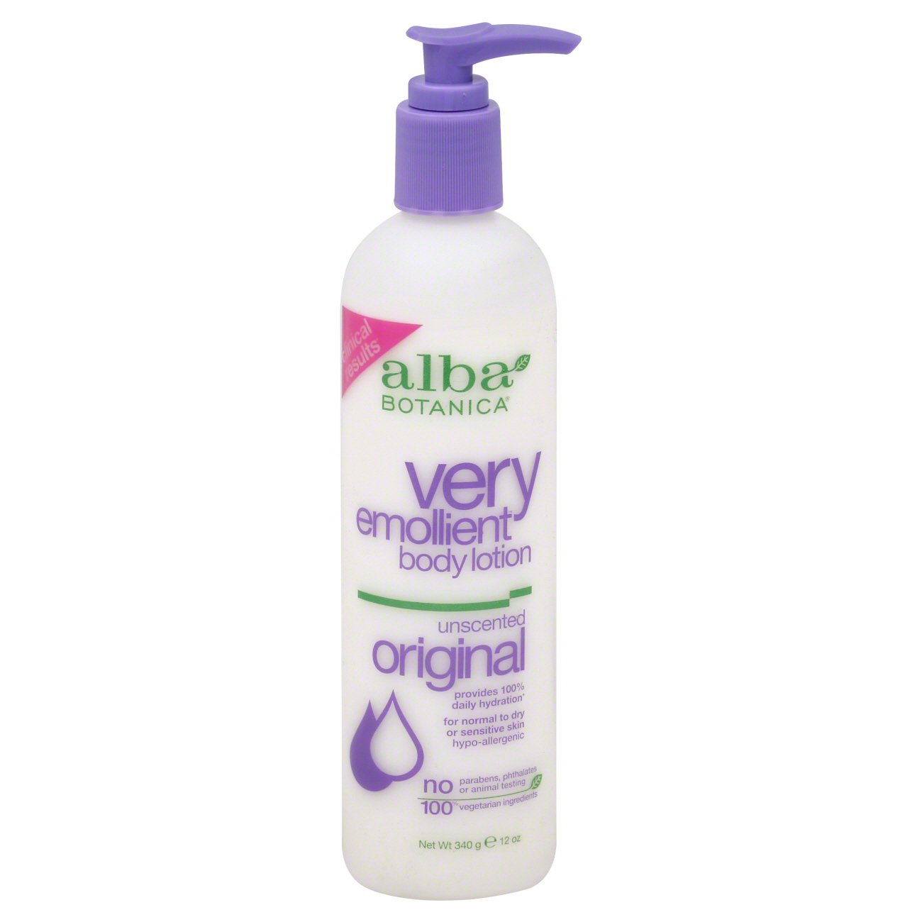 Alba Botanica Very Emollient Original Unscented Body Lotion - Shop ...