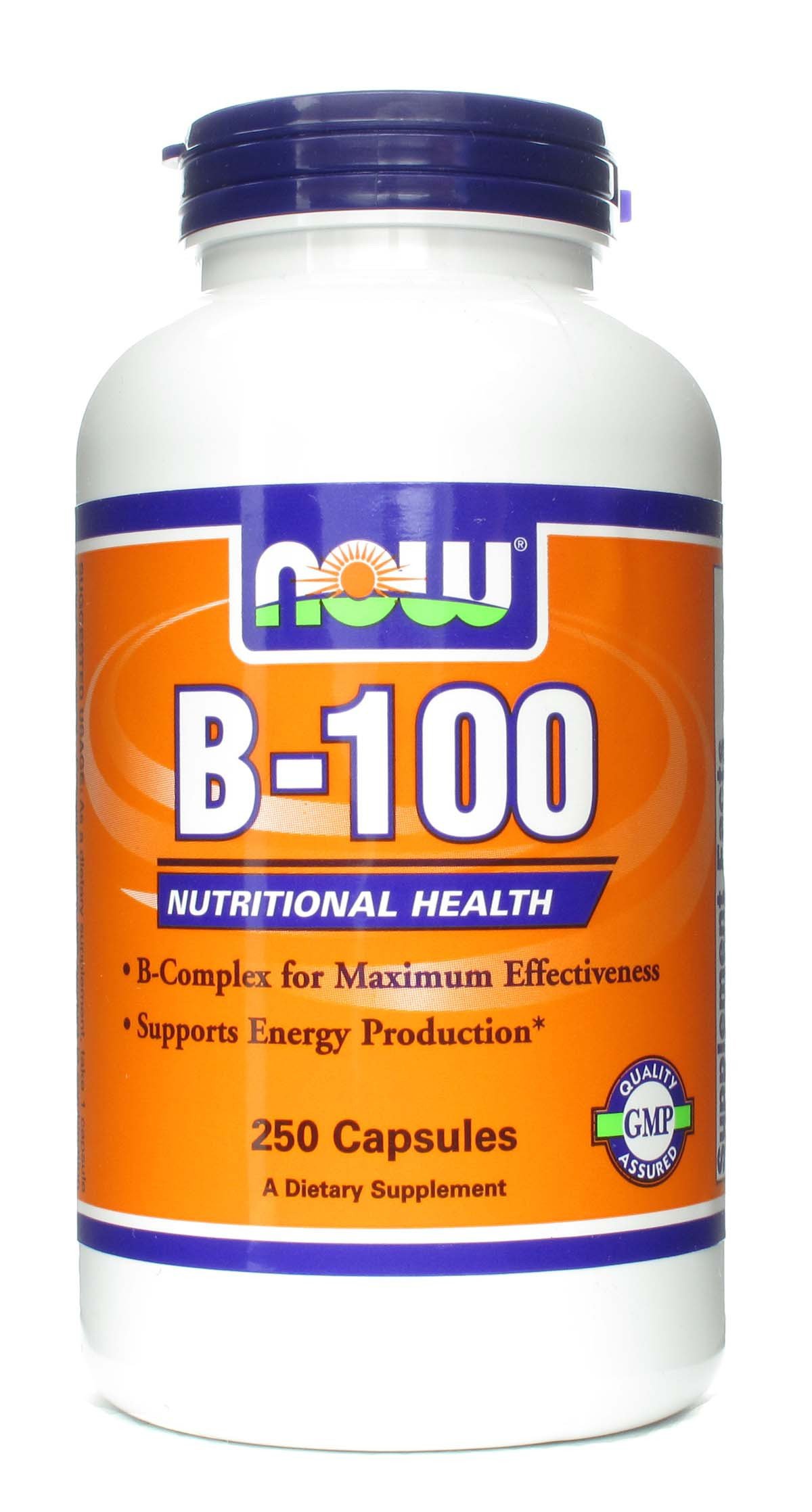 NOW Vitamin B-100 Capsules - Shop Vitamins A-Z at H-E-B