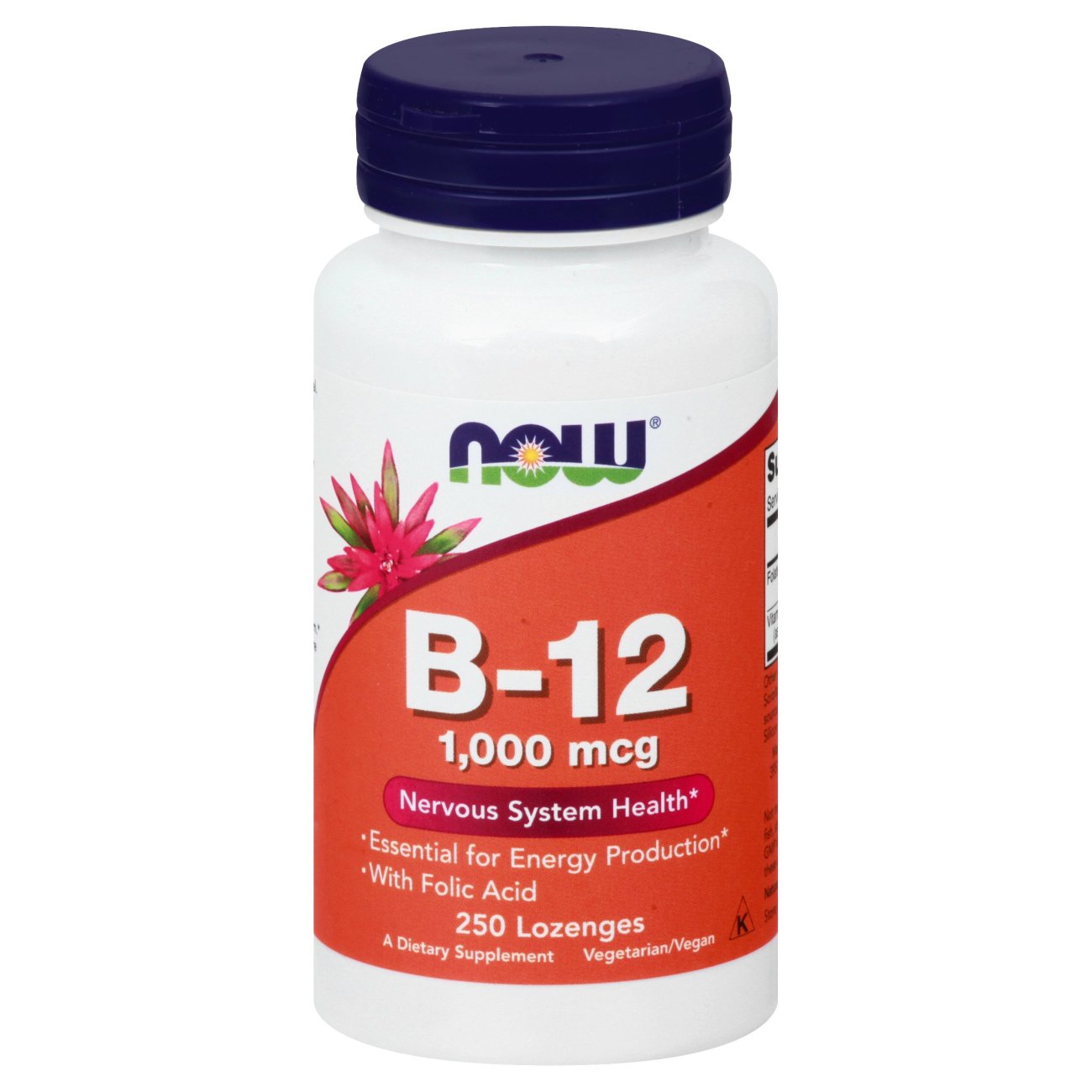 Now Vitamin B-12 1,000 mcg Lozenges - Shop Vitamins A-Z at H-E-B