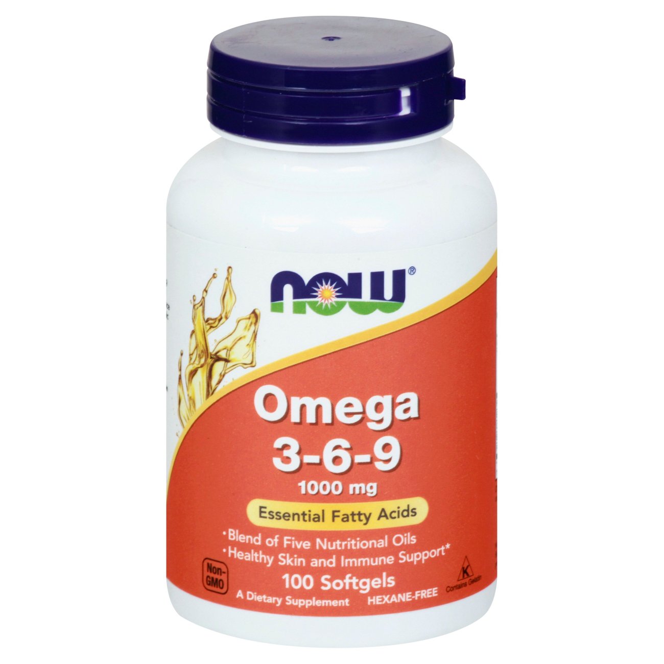 Now Omega-3-6-9 1000 mg Softgels - Shop Diet & fitness at H-E-B