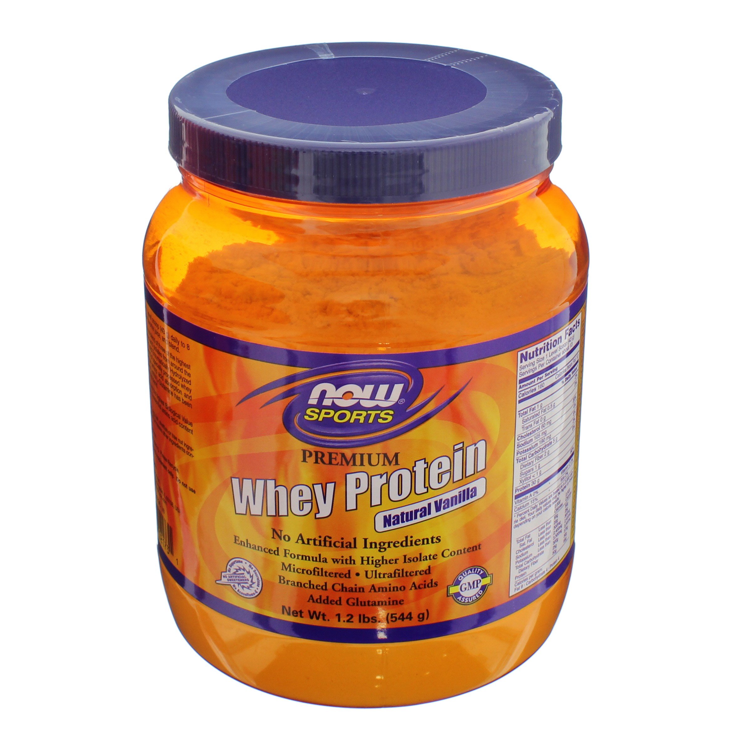 NOW Sports Natural Vanilla Whey Protein Powder - Shop Diet & fitness at ...