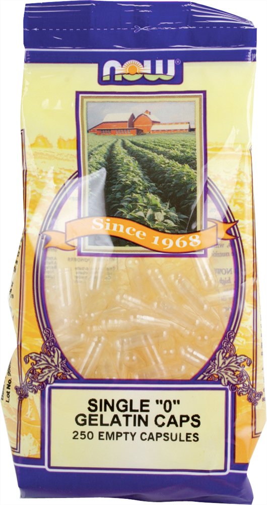 NOW Single "O" Empty Gelatin Capsules - Shop Pill cutters & organizers ...