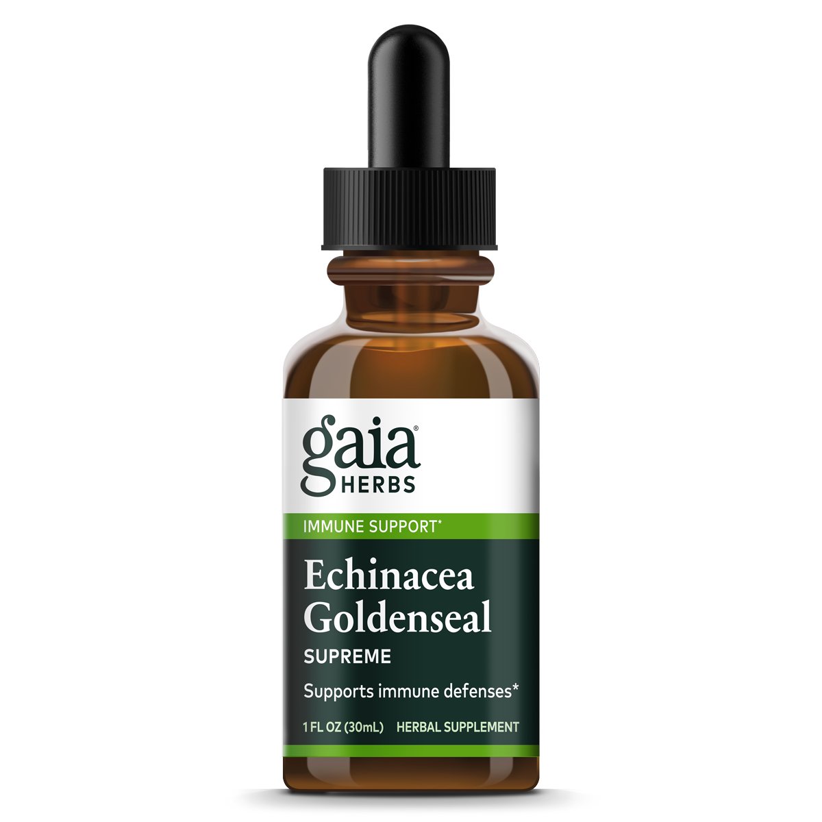 Gaia Herbs Echinacea Goldenseal Supreme Extract, 1 fl oz | Central ...
