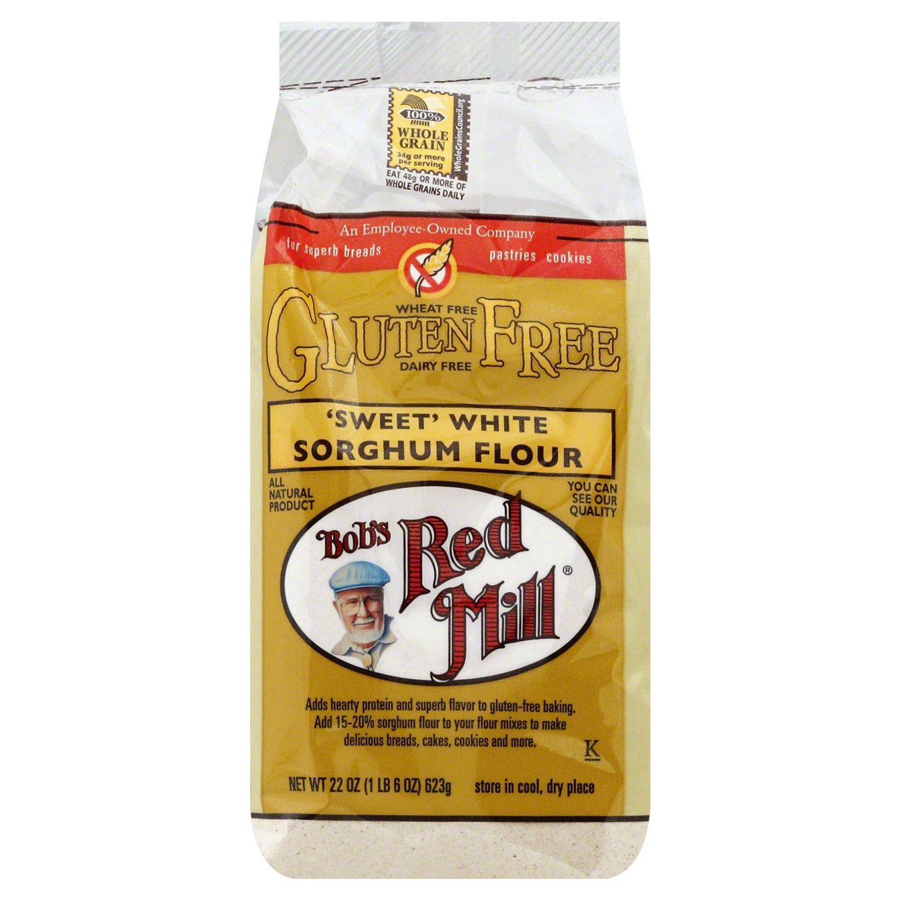 Bob's Red Mill Gluten Free Sweet White Sorghum Flour - Shop Baking ...