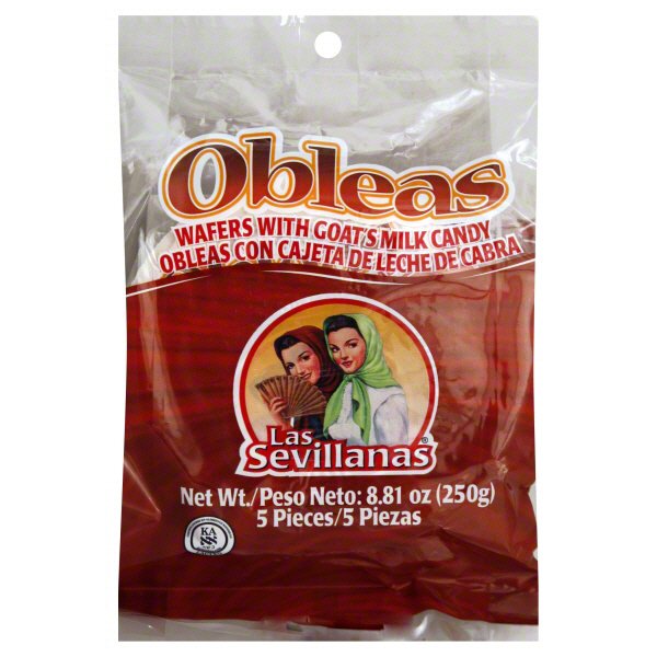 Las Sevillanas Obleas Wafers Goat's Milk Candy - Shop Snacks & Candy at ...