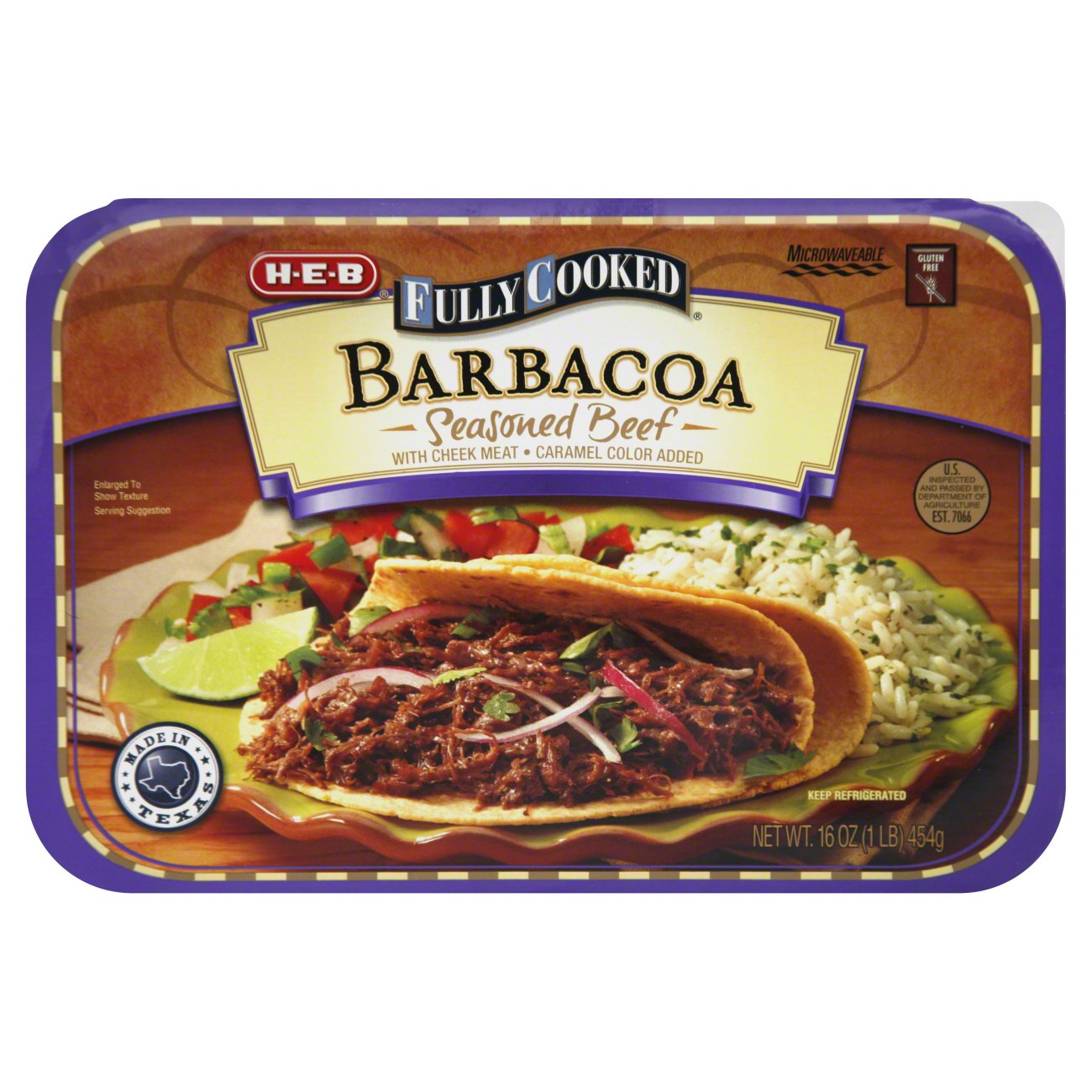 Heb Fully Cooked Seasoned Ground Beef Shop Beef At Heb