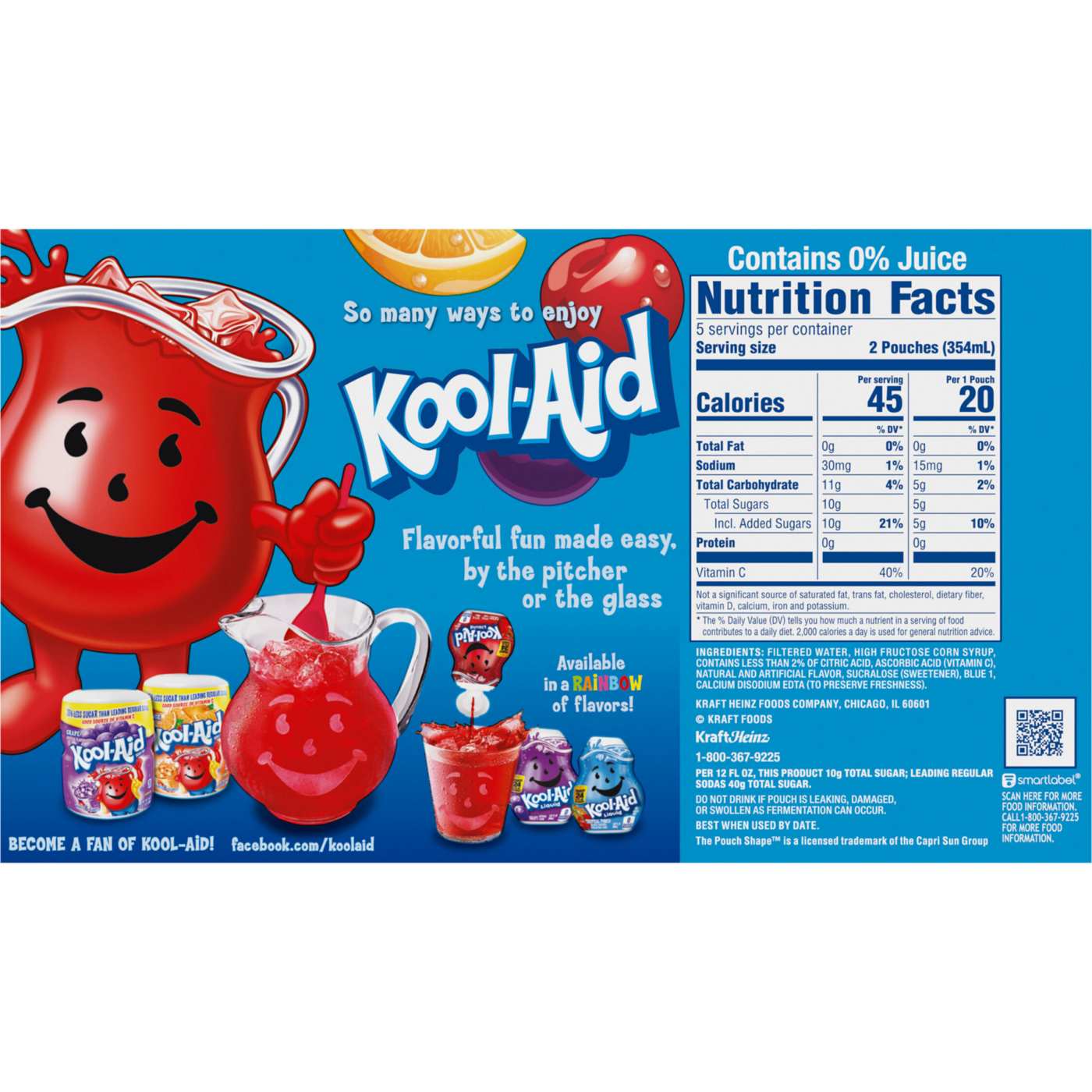 Kool-Aid Jammers Tropical Punch 10 pk Pouches - Shop Juice at H-E-B