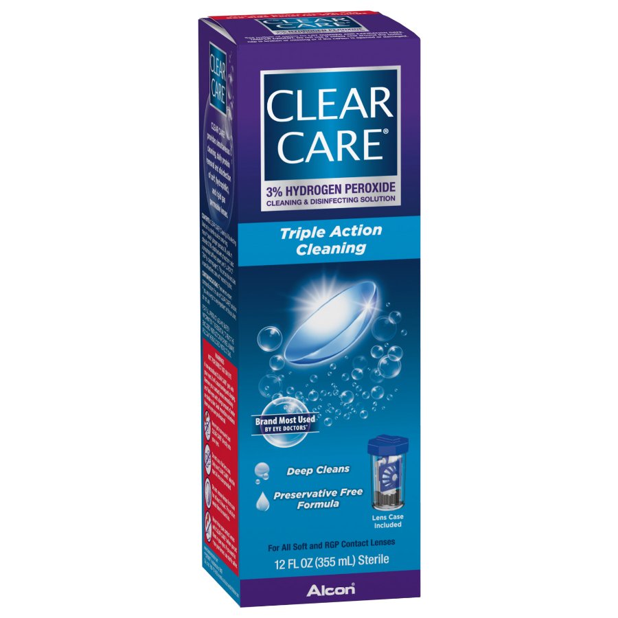 CLEAR CARE Cleaning & Disinfecting Solution with Lens Cup - Shop ...
