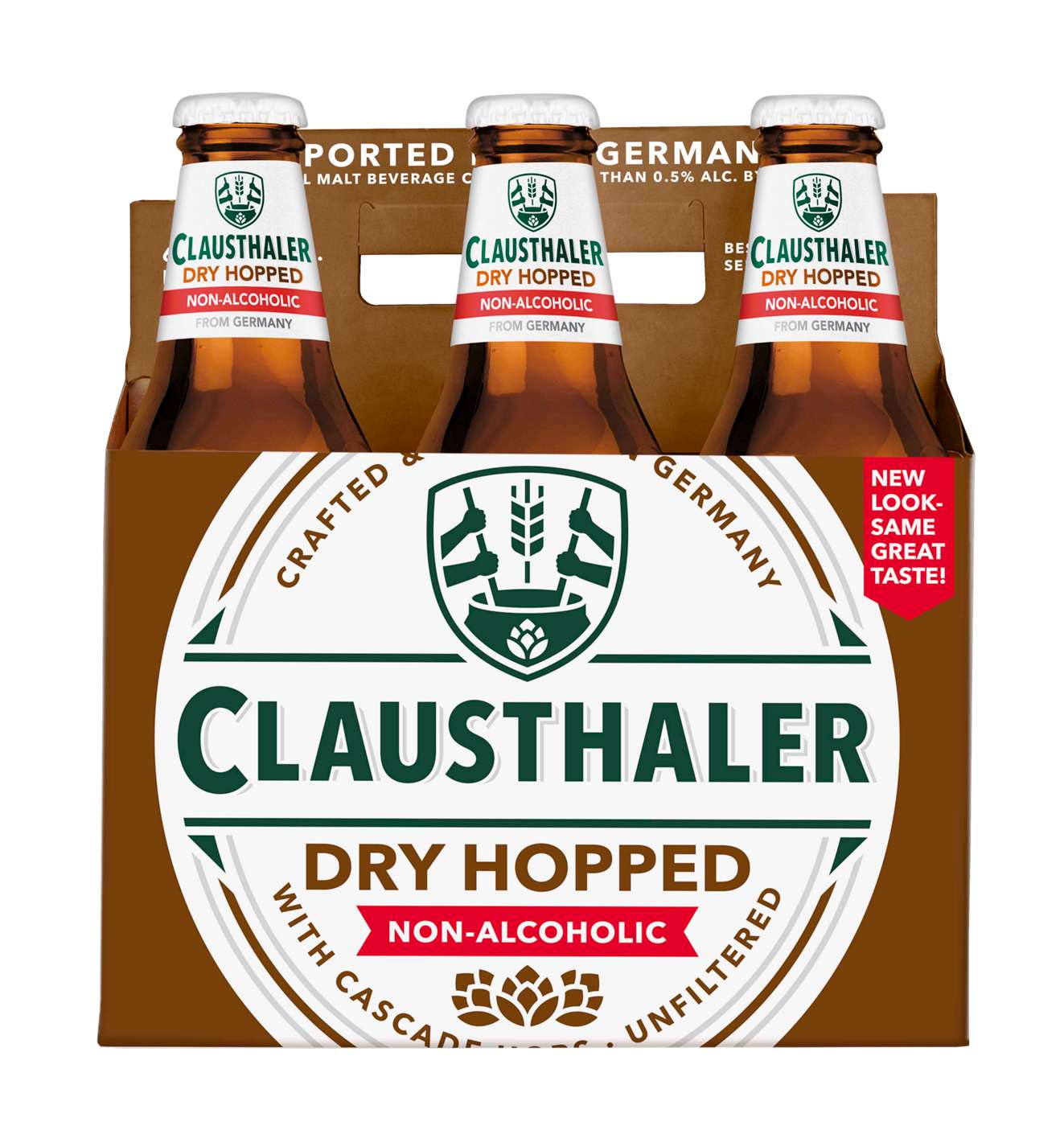 Clausthaler Non Alcoholic Dry Hopped Beer 6 pk Bottles - Shop Beer at H-E-B